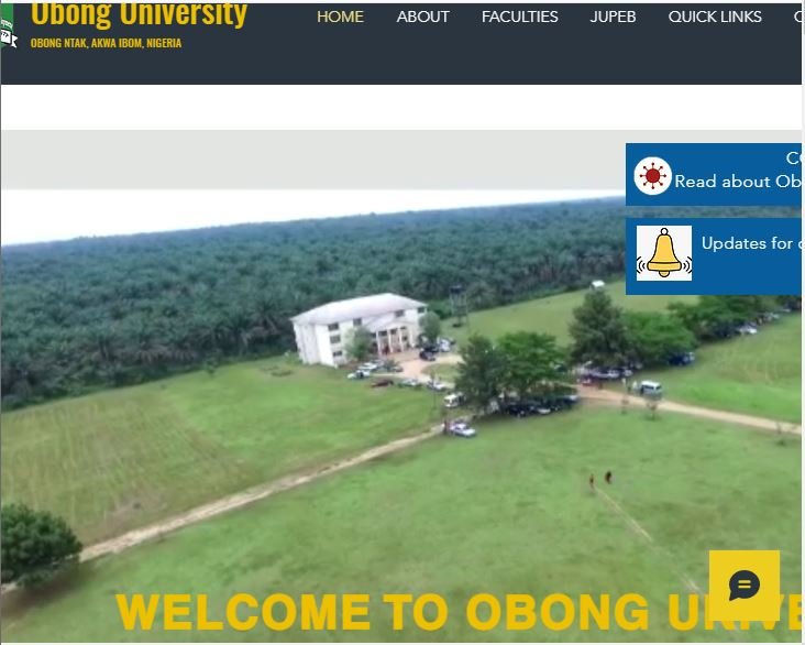 Obong University Cut-Off Mark for all Courses 2021/2022 Session is out.